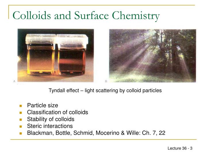 PPT - CHEM1612 - Pharmacy Week 13: Colloid Chemistry PowerPoint Presentation - ID:2399624