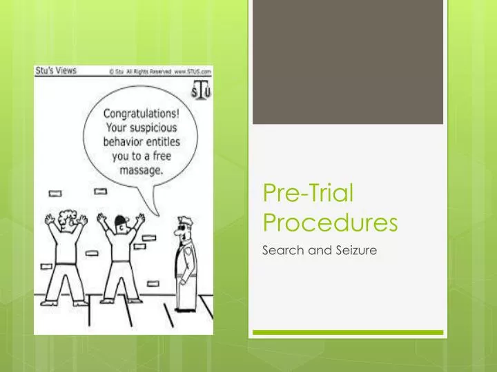 PPT - Pre-Trial Procedures PowerPoint Presentation, free download - ID ...