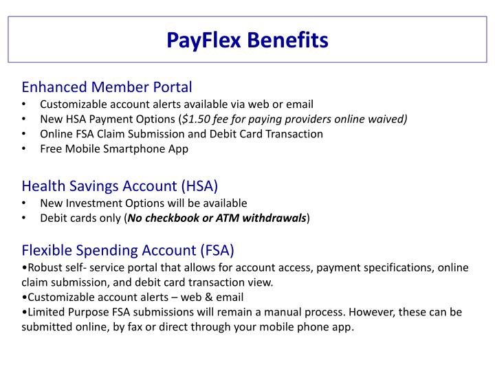PPT - Health Savings Account and Flexible Spending Accounts PowerPoint ...