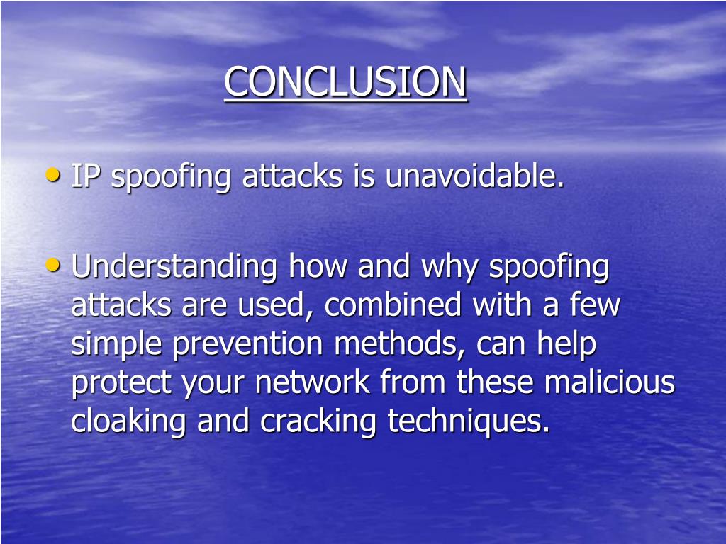PPT - IP Spoofing PowerPoint Presentation, free download - ID:2400101 PPT - IP Spoofing PowerPoint Presentation, free download - ID:2400101