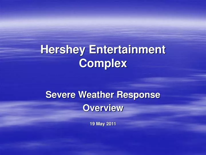 PPT - Hershey Entertainment Complex PowerPoint Presentation, free ...