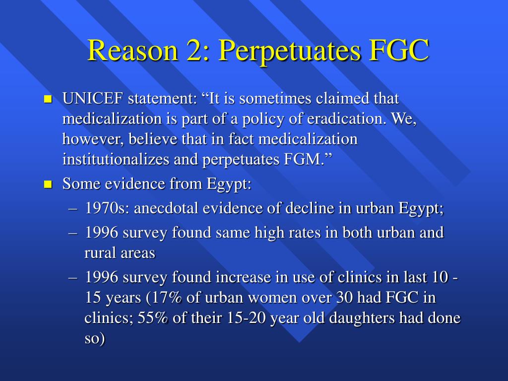 PPT - Medicalization of FGC in Africa --and in the United States ...