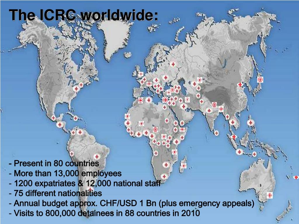 PPT - THE INTERNATIONAL COMMITTEE OF THE RED CROSS (ICRC) & CIVIL ...