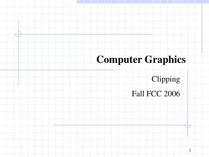 PPT - Computer Graphics PowerPoint Presentation, free download - ID:2400502