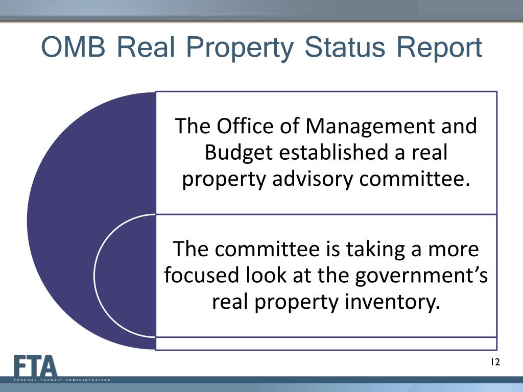 PPT - FTA Real Estate March 21, 2012 Pam Peckham Realty Specialist ...