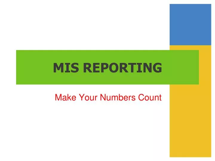 PPT - MIS REPORTING PowerPoint Presentation, free download - ID:2401193