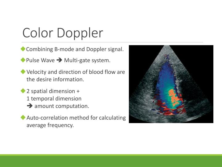 PPT - Application of Time-Frequency Analysis : Diagnostic Doppler ...