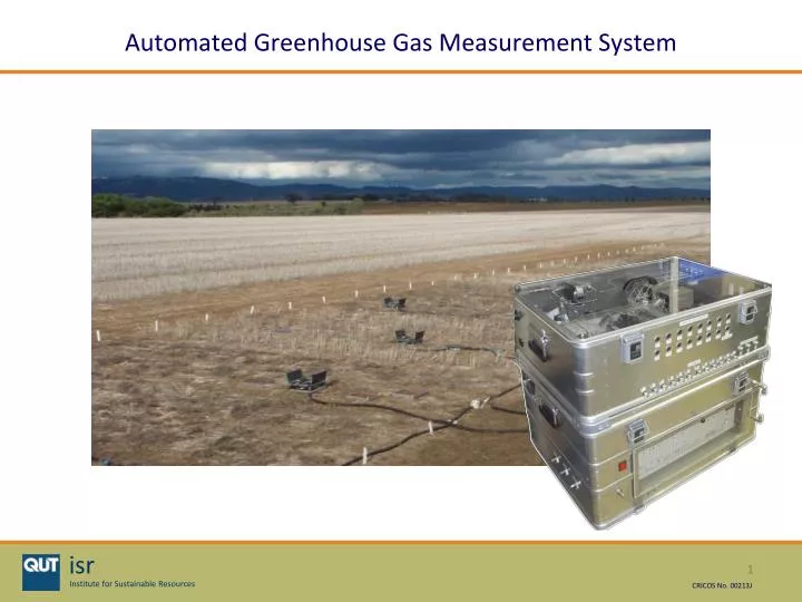 PPT - Automated Greenhouse Gas Measurement System PowerPoint ...