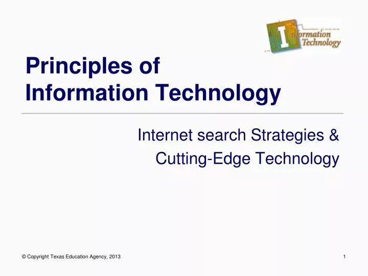 PPT - Principles of Information Technology PowerPoint Presentation ...