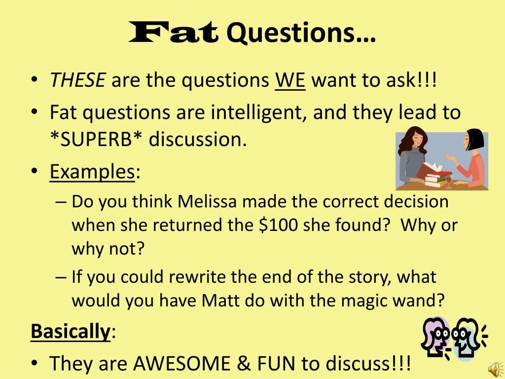 PPT - Unlocking Discussion Skills: Mastering Fat vs. Skinny Questions ...