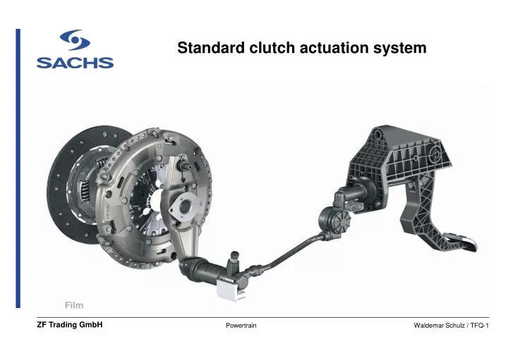 PPT - Standard clutch actuation system PowerPoint Presentation, free ...