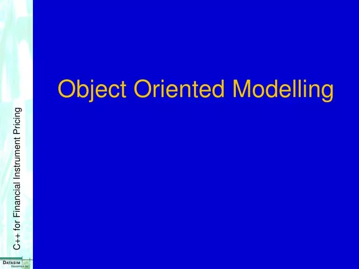 Ppt Object Oriented Modelling Powerpoint Presentation Free Download Id2402141 0886