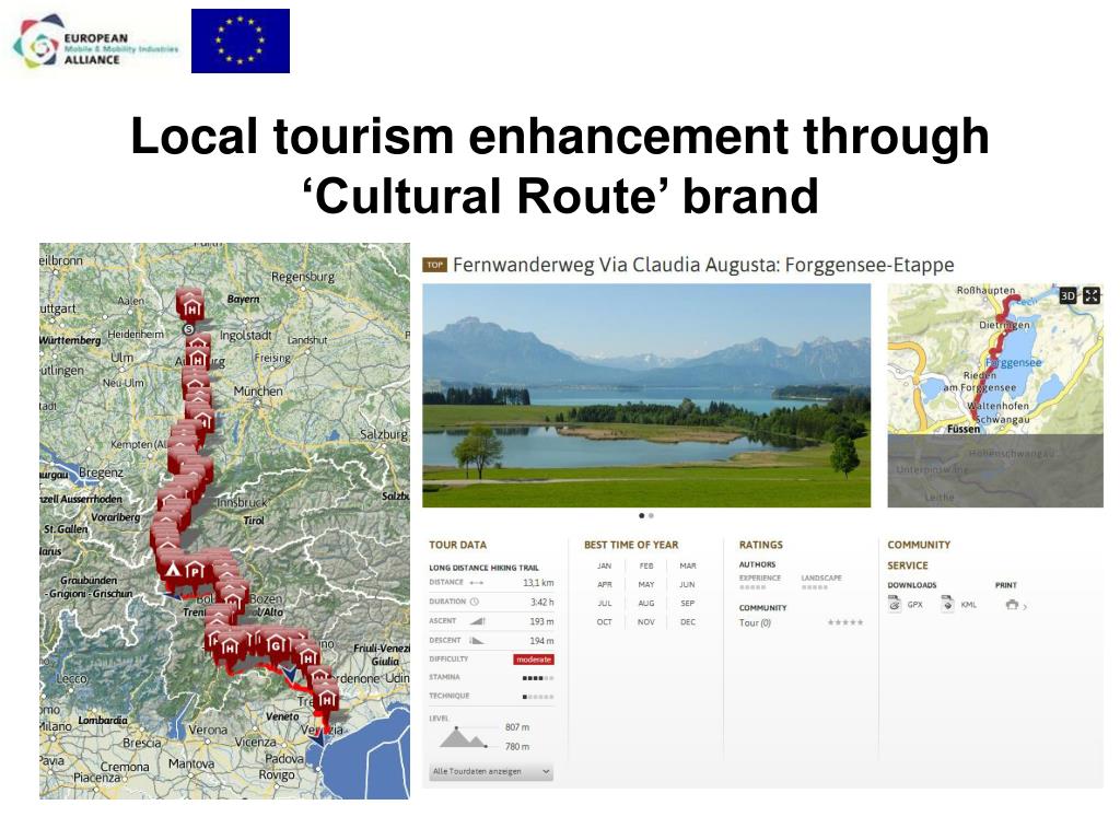 PPT - Cultways CULtural Tourism WAys through mobile Applications and ...