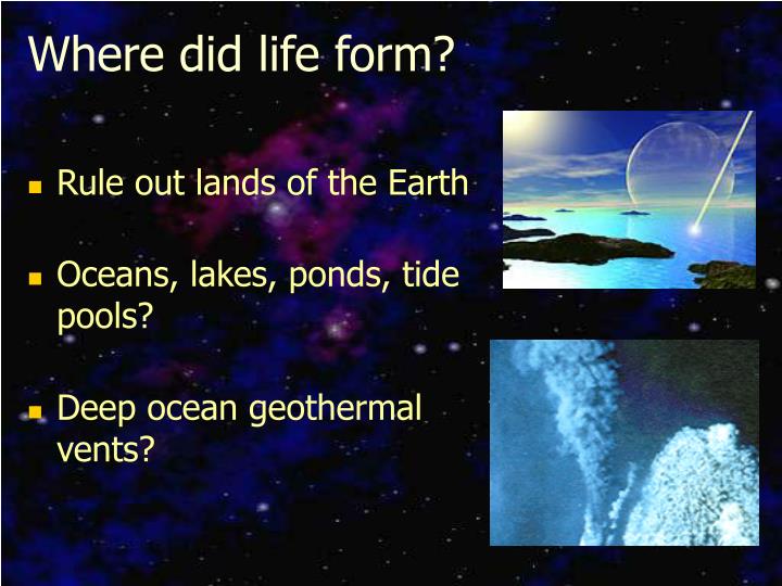 PPT - Theories on the Origin of Life PowerPoint Presentation - ID:2403266