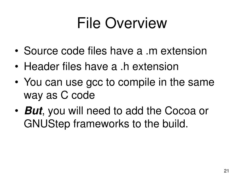 Ppt Introduction To Objective C Programming Level Beginner Lecture 1 Powerpoint