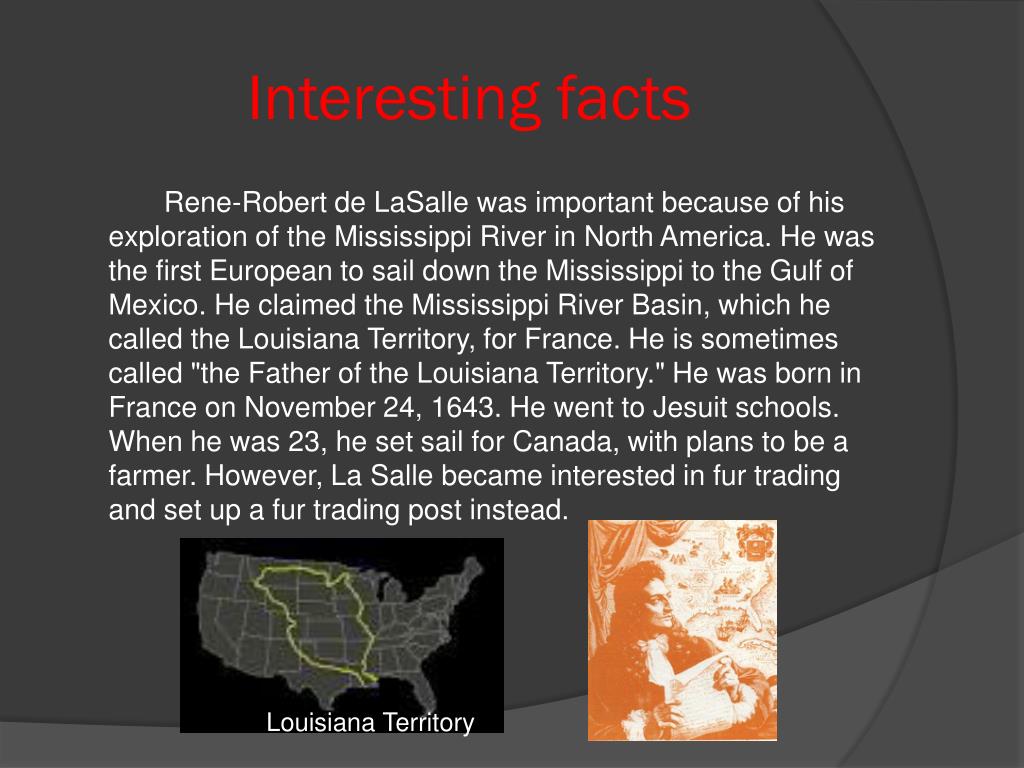 PPT - RENE-ROBERT CAVALIER, SIEUR De La SALLE (1643 - 1687) PowerPoint ...