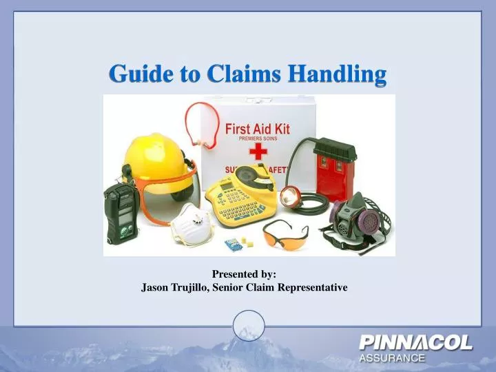 PPT - Guide to Claims Handling PowerPoint Presentation, free download ...