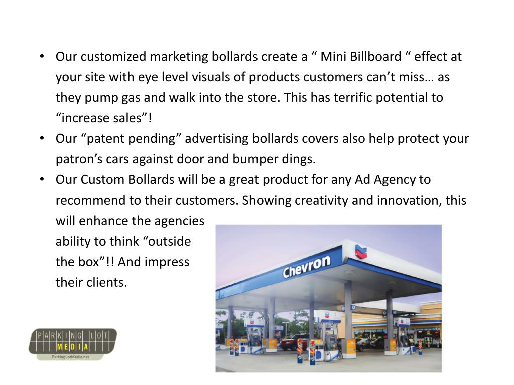 PPT - BOLLARD ADVERTISING PRORAM ™ FOR AD AGENCIES PowerPoint ...