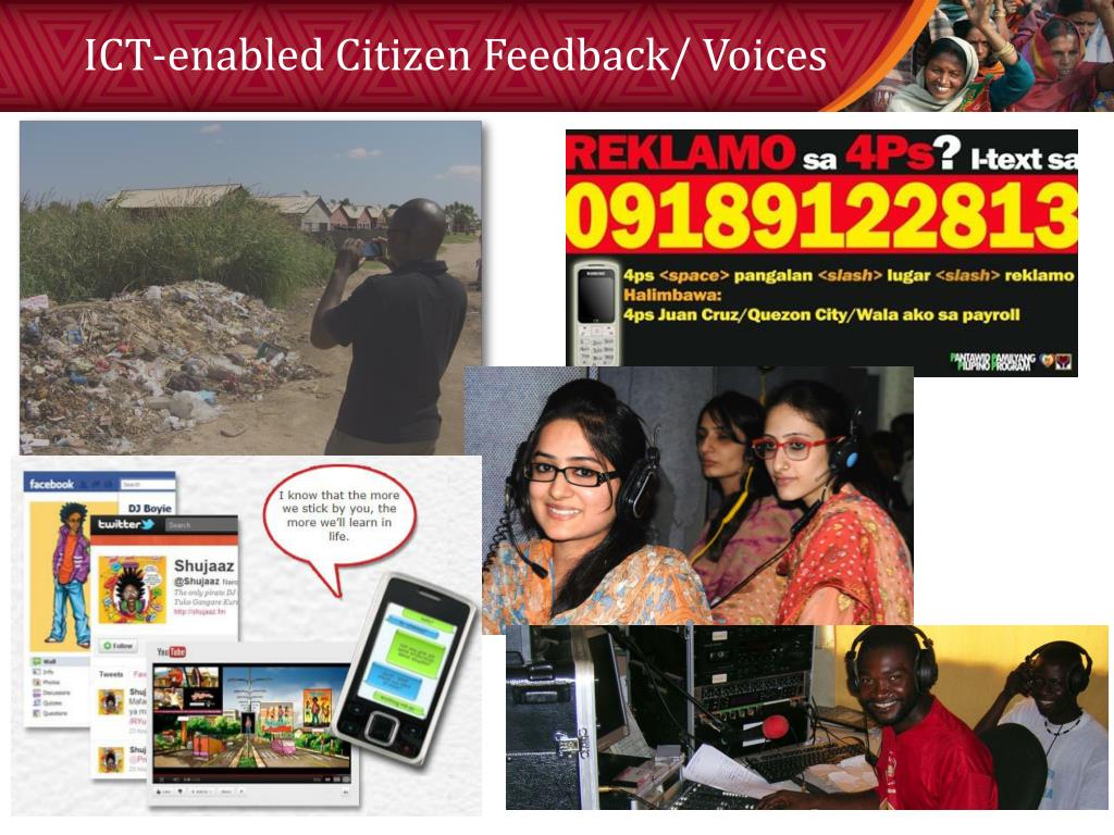 PPT - Listening to the Voices of Citizens Citizen Feedback through ICT ...