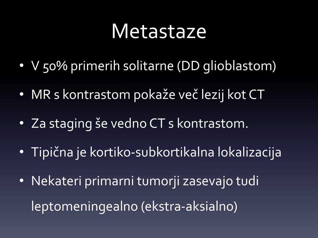 PPT - Nevroradiologija tumorjev živčevja PowerPoint Presentation, free ...