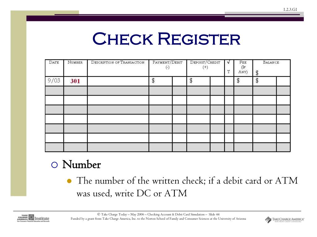 PPT - Checking Account & Debit Card Simulation PowerPoint Presentation ...
