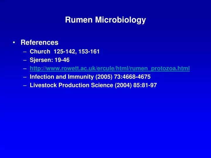 PPT - Rumen Microbiology PowerPoint Presentation, free download - ID ...