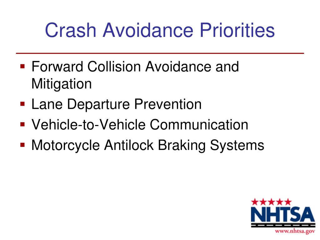 PPT - Vehicle Safety Priorities of the United States PowerPoint ...