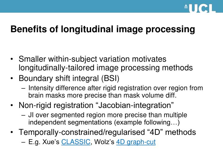 PPT - Modelling longitudinal structural change from serial MRI ...