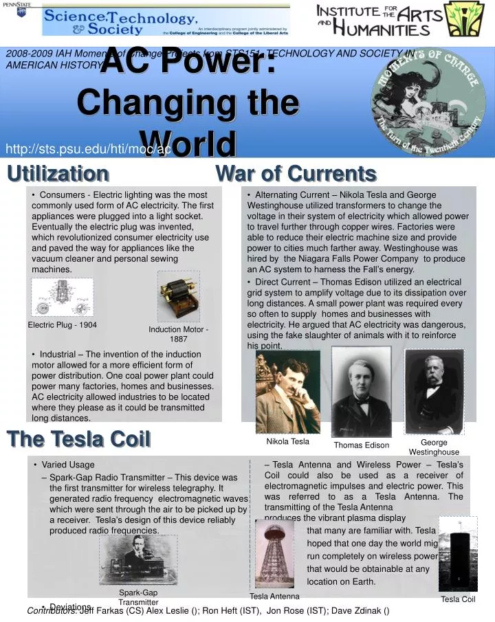 PPT - AC Power: Changing the World PowerPoint Presentation, free ...
