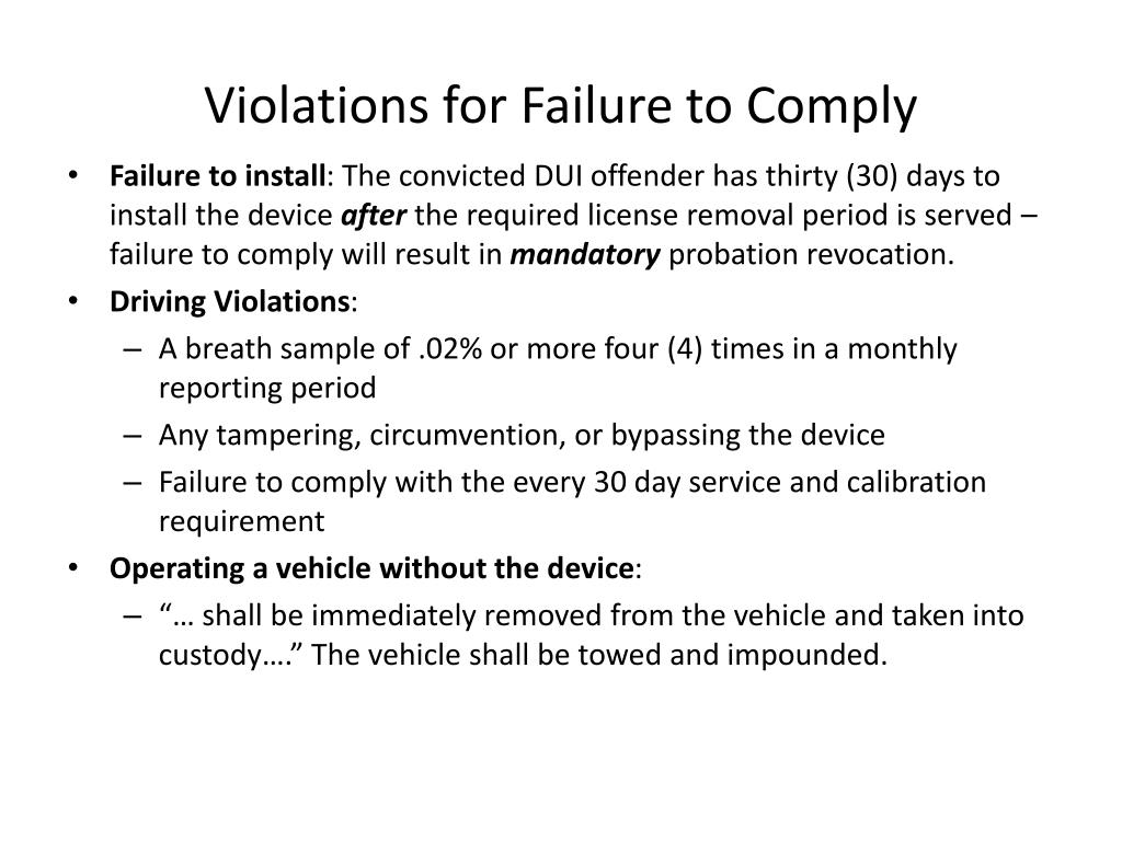 PPT - Alabama’s New Ignition Interlock Law Effective September 1, 2012 ...