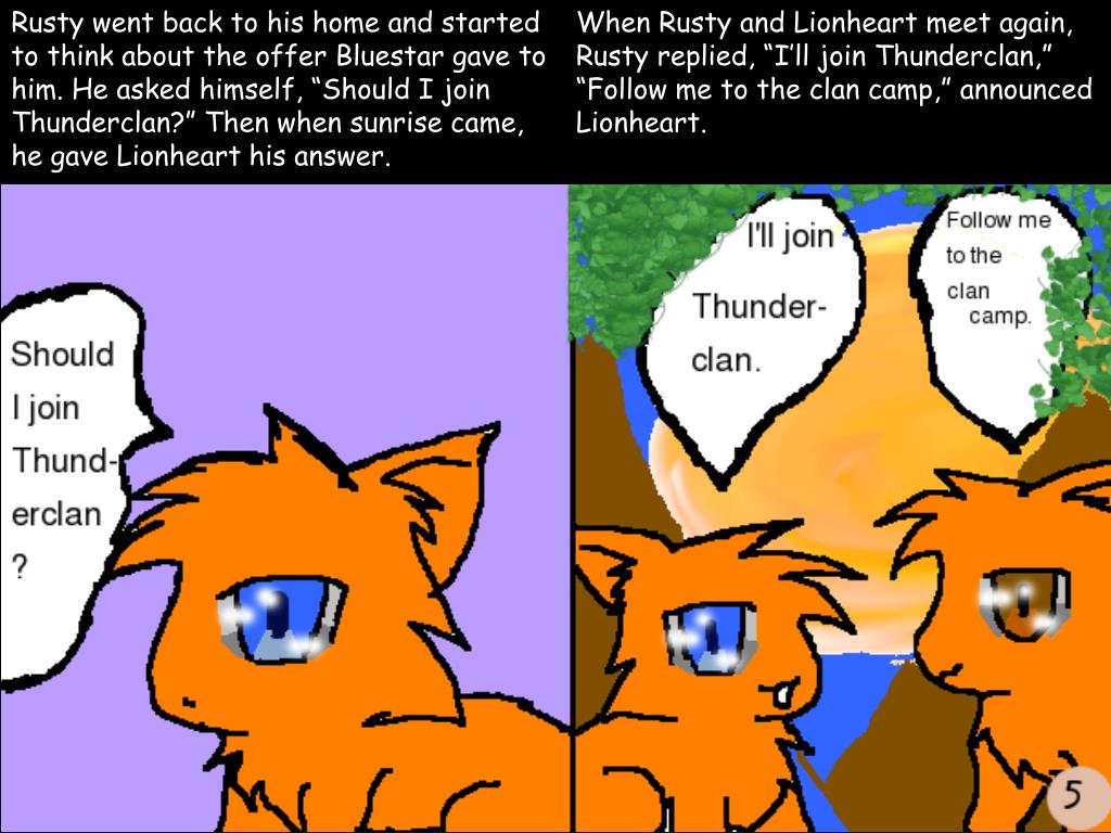 Ppt There Was A Fierce Fight With Thunderclan And Riverclan