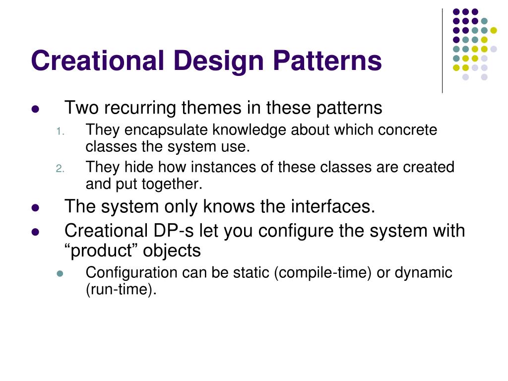 PPT 02 Creational Design Patterns PowerPoint Presentation Free