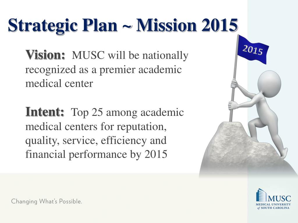 PPT - MUSC Health Strategic Plan Mission 2015 PowerPoint Presentation ...