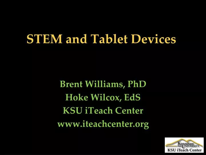 PPT - STEM and Tablet Devices PowerPoint Presentation, free download ...