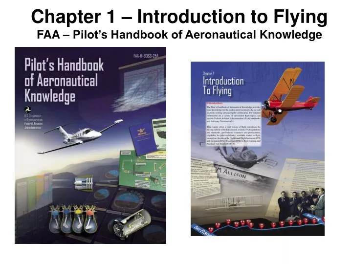 PPT - Chapter 1 – Introduction to Flying FAA – Pilot’s Handbook of ...