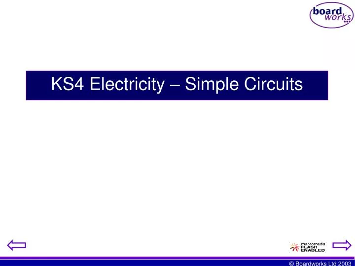 PPT - KS4 Electricity – Simple Circuits PowerPoint Presentation, free ...