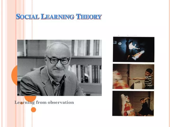 PPT - Social Learning Theory PowerPoint Presentation, free download ...
