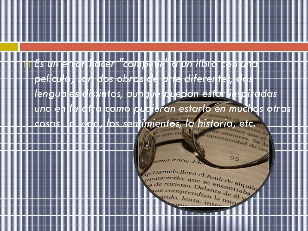 PPT - Relación entre cine y literatura PowerPoint Presentation, free ...