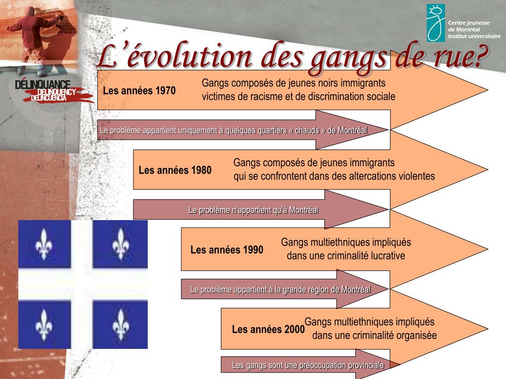 PPT - Bandes urbaines ou gangs de rue Vers une définition du phénomène ...