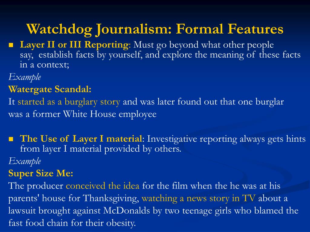PPT - The Fourth Estate: Journalism as Part of Our Government ...
