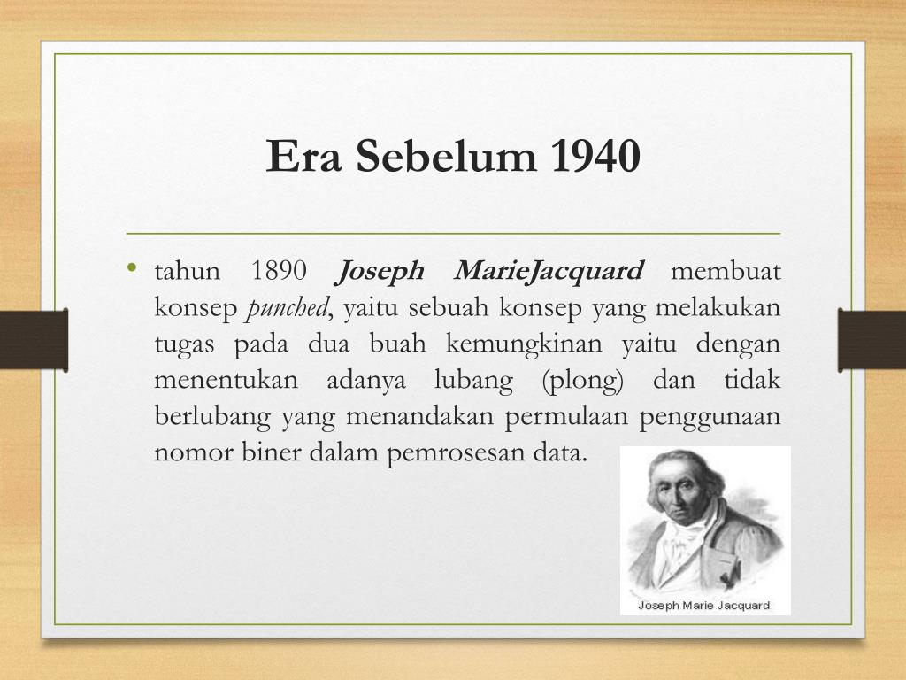 PPT - PENGANTAR TEKNOLOGI INFORMASI Perkembangan dan Klasifikasi ...