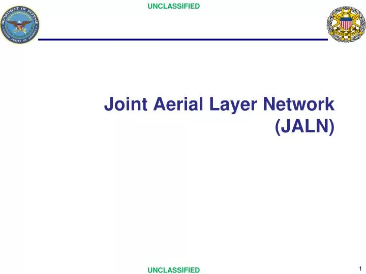 PPT - Joint Aerial Layer Network (JALN) PowerPoint Presentation, free ...