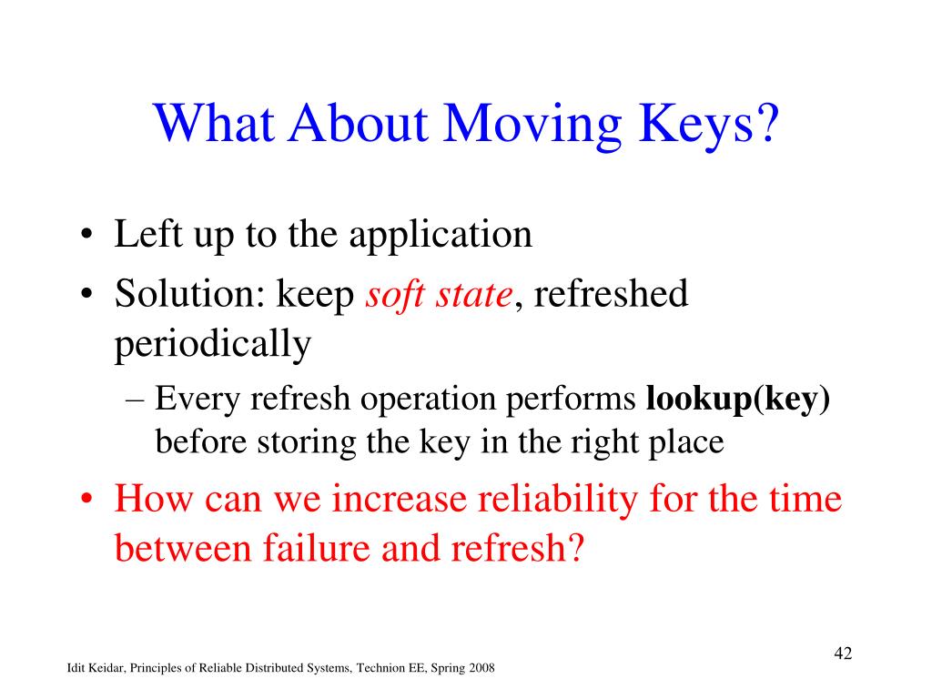 Ppt Principles Of Reliable Distributed Systems Lecture 2 Distributed Hash Tables Dht Chord
