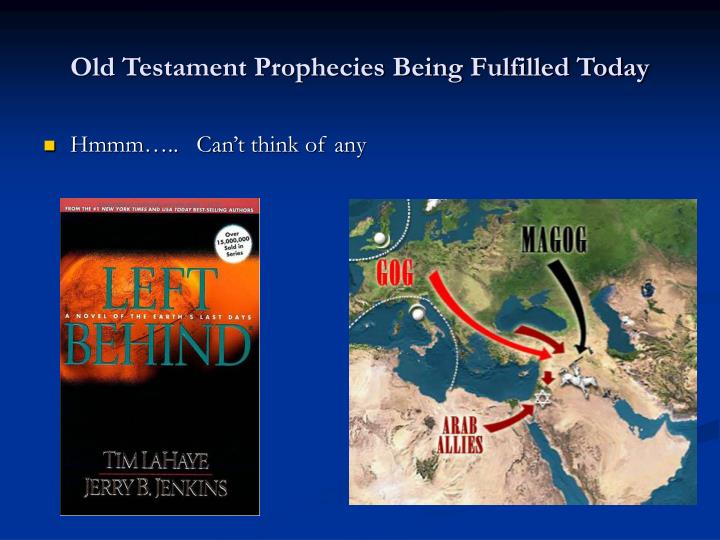 PPT - The Role of Prophecy in Christian Apologetics PowerPoint ...