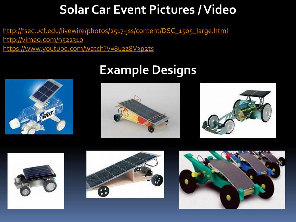 PPT - STEM Solar Car Competition When: Saturday May 10, 2014 Where ...
