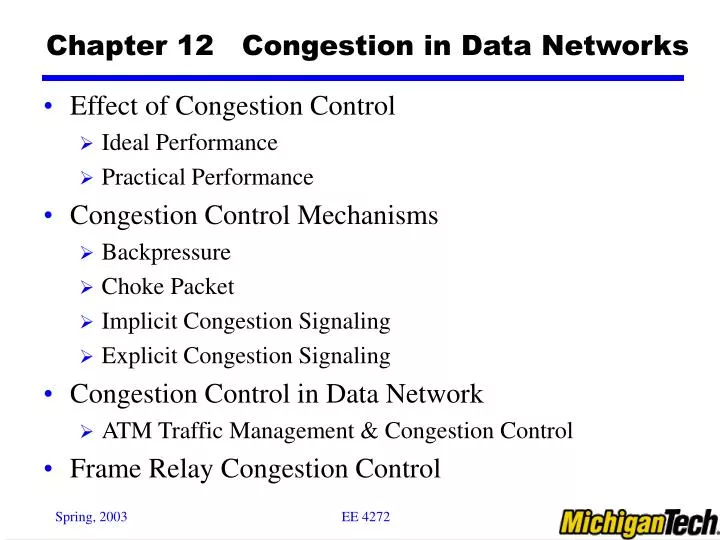 PPT - Chapter 12 Congestion in Data Networks PowerPoint Presentation, free download - ID:2409611