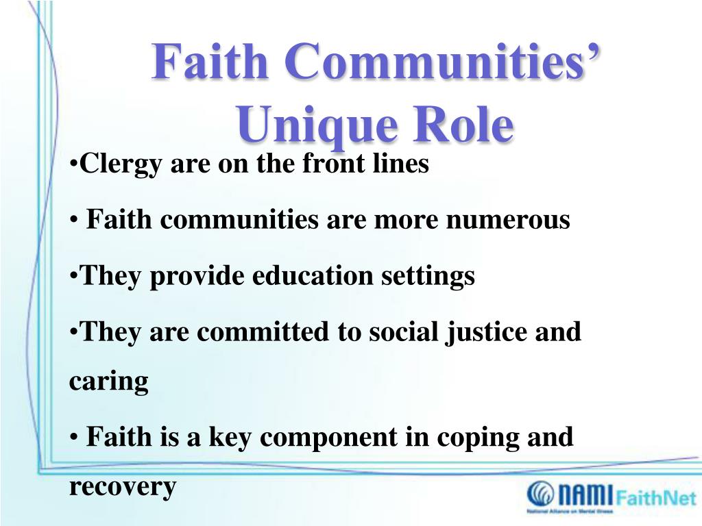 PPT - Bridges of Hope Faith Communities and NAMI PowerPoint ...