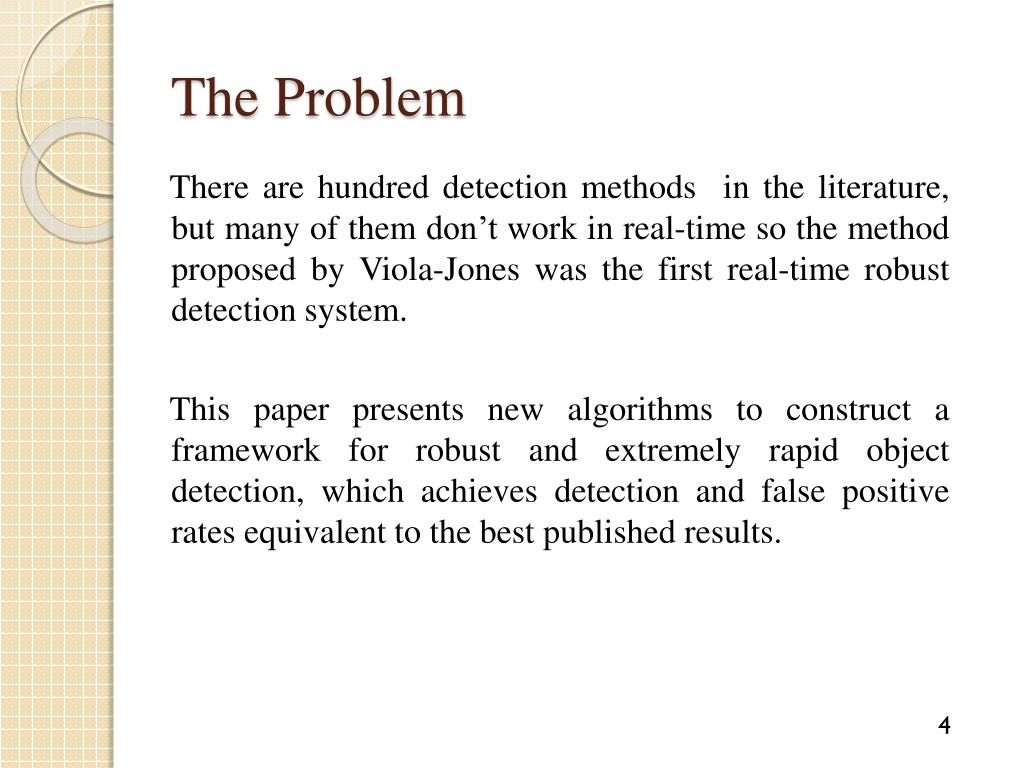 Ppt Robust Real Time Object Detection Powerpoint Presentation Free
