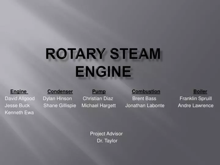 PPT - Rotary Steam Engine PowerPoint Presentation, free download - ID ...