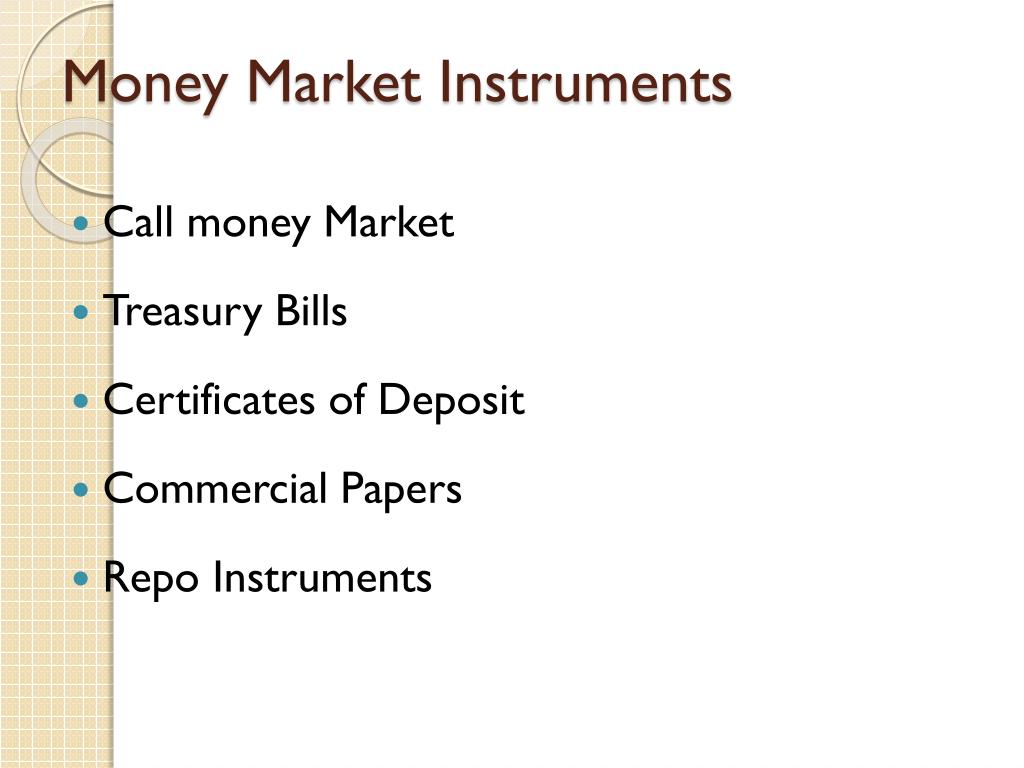 PPT - MONEY MARKET AND CAPITAL MARKET PowerPoint Presentation, free ...